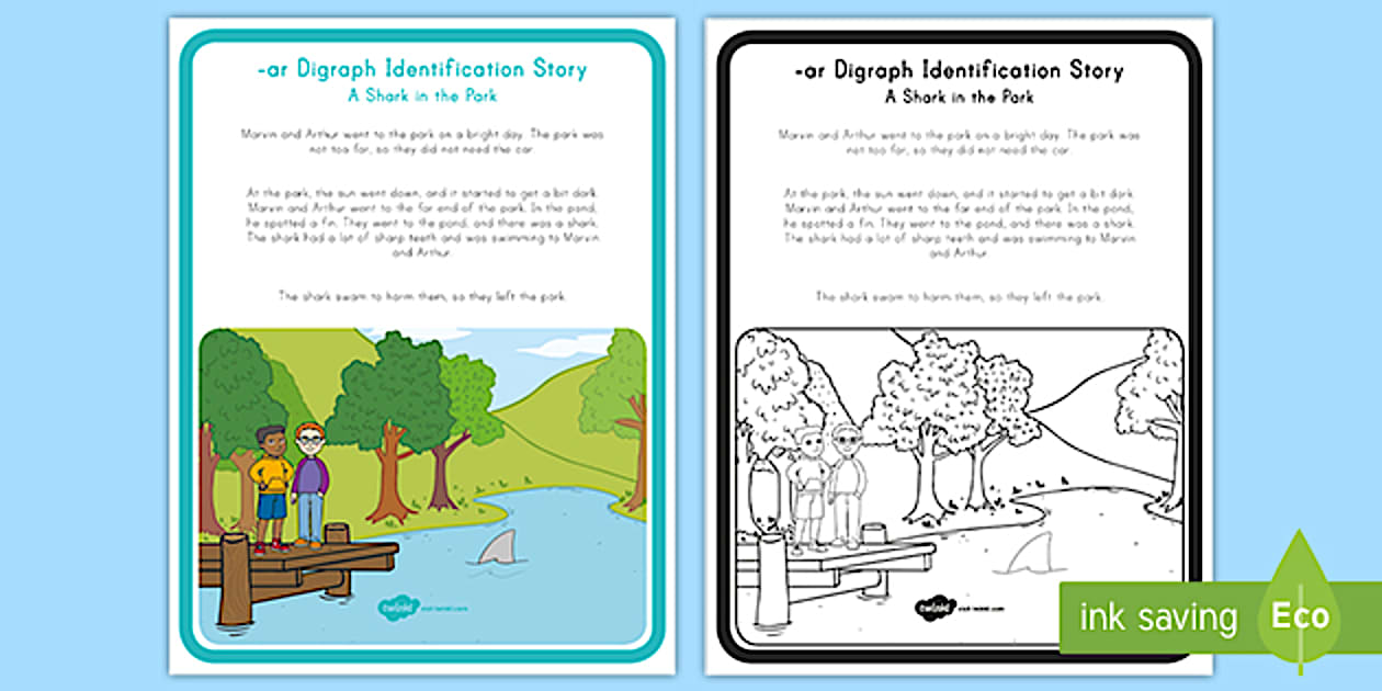 -ar Digraph Identification Story - Twinkl