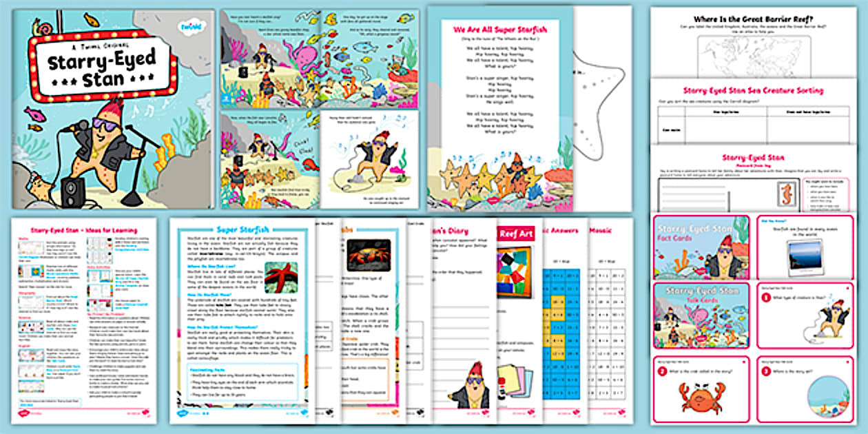 Share a Story Book Pack: Under the Sea eBook (5-7 ) - Twinkl