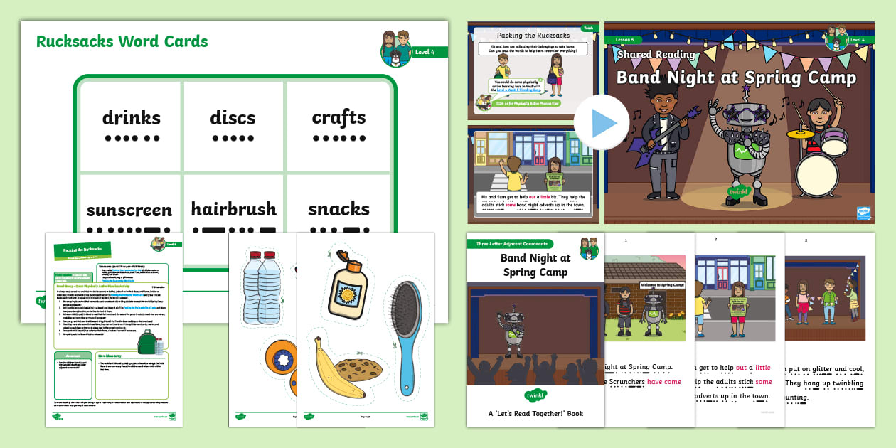 Twinkl Phonics Level 4 Week 5 Lesson 5 Lesson Pack - Twinkl