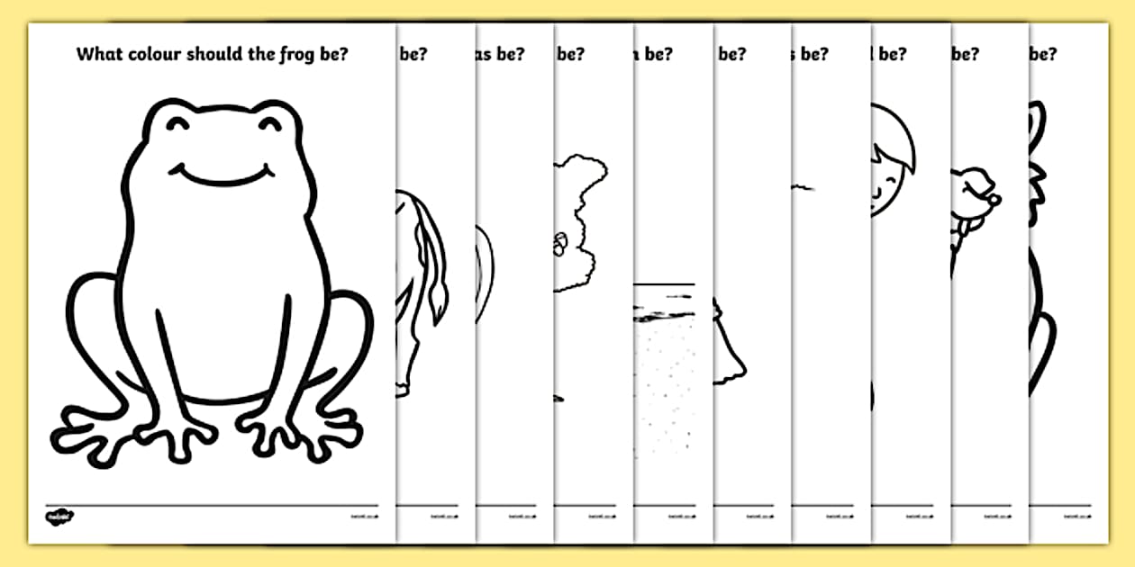 Choose the Correct Colour Colouring Sheets (teacher made)