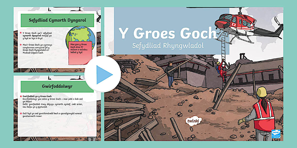 Y Groes Goch: Pŵerbwynt Ffeithiau