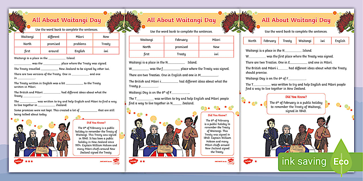 All About Waitangi Day Close Reading (teacher made) - Twinkl