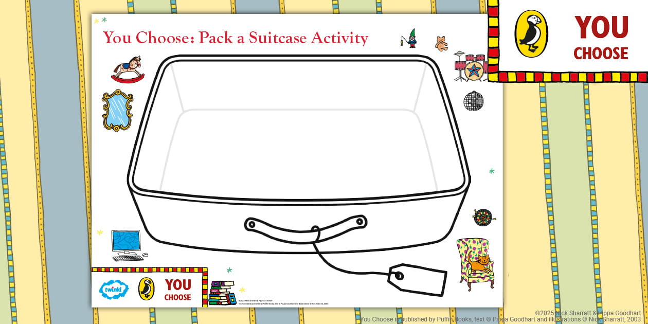 FREE! - You Choose: Pack a Suitcase Activity | Twinkl