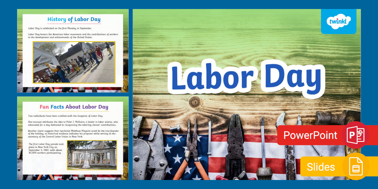 Labor Day PowerPoint & Google Slides for 3rd-5th Grade