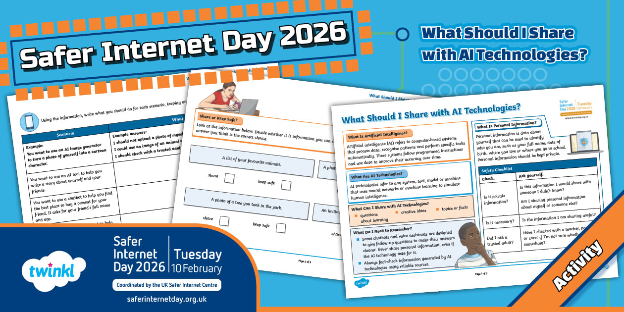 What Should I Share with AI Technologies? KS2