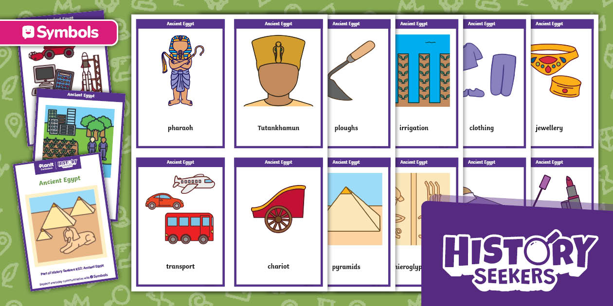Twinkl Symbols: History Seekers: Ancient Egypt: Flashcards