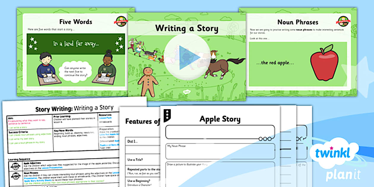 Traditional Tales: The Gingerbread Man: Story Writing 2 Y2 Lesson Pack