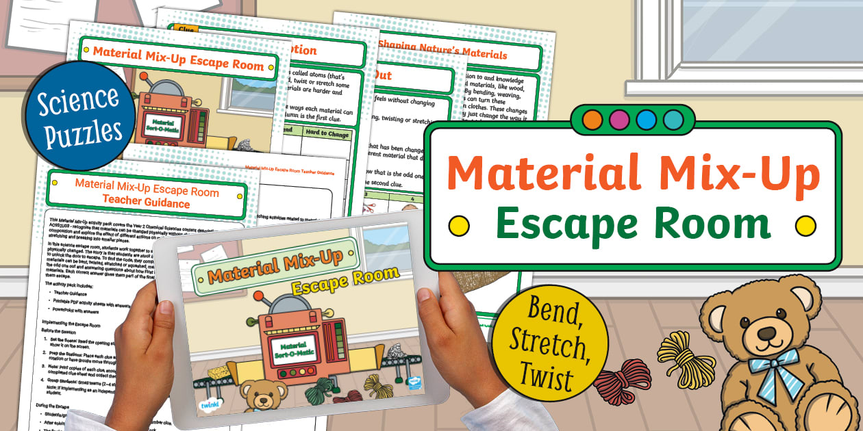 Material Mix-Up Escape Room