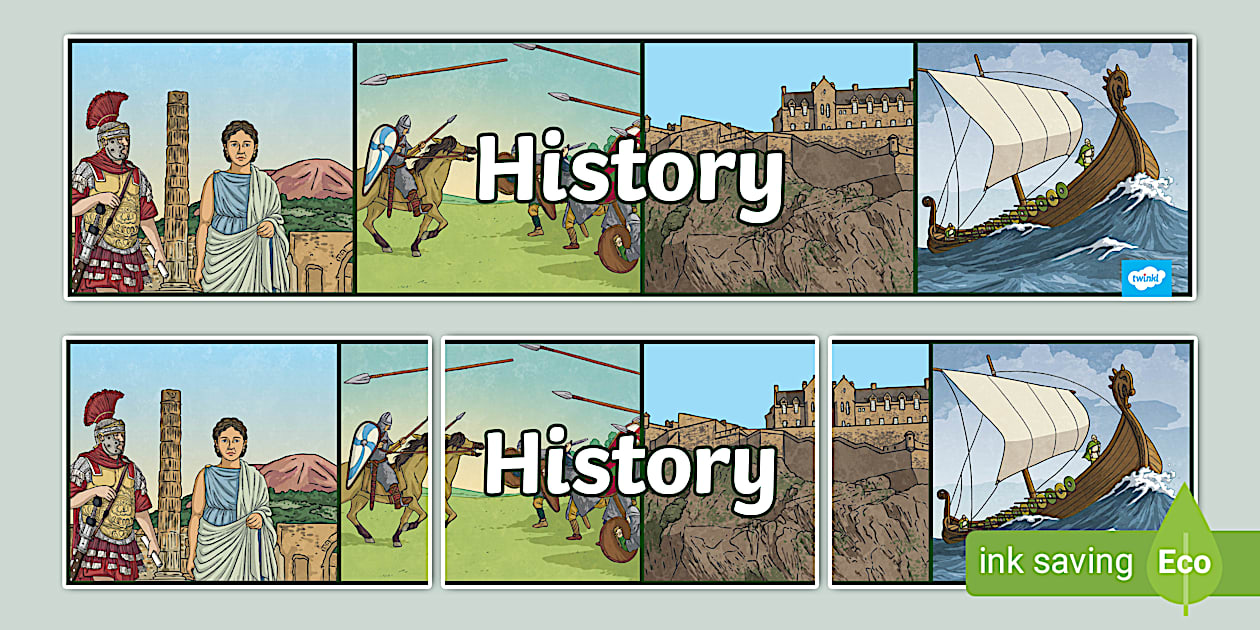 History Display Banner (teacher made) - Twinkl