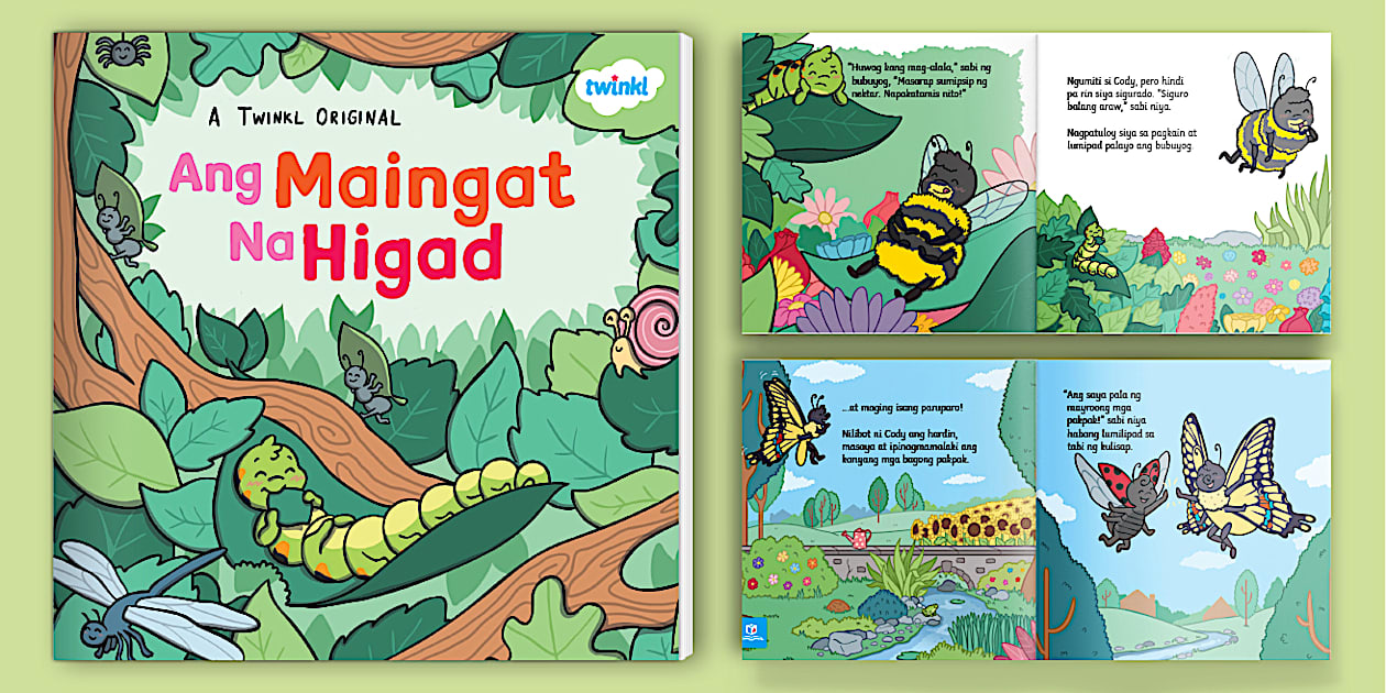 Ang Maingat Na Higad e-Book | Grade 1 | Twinkl PH - Twinkl