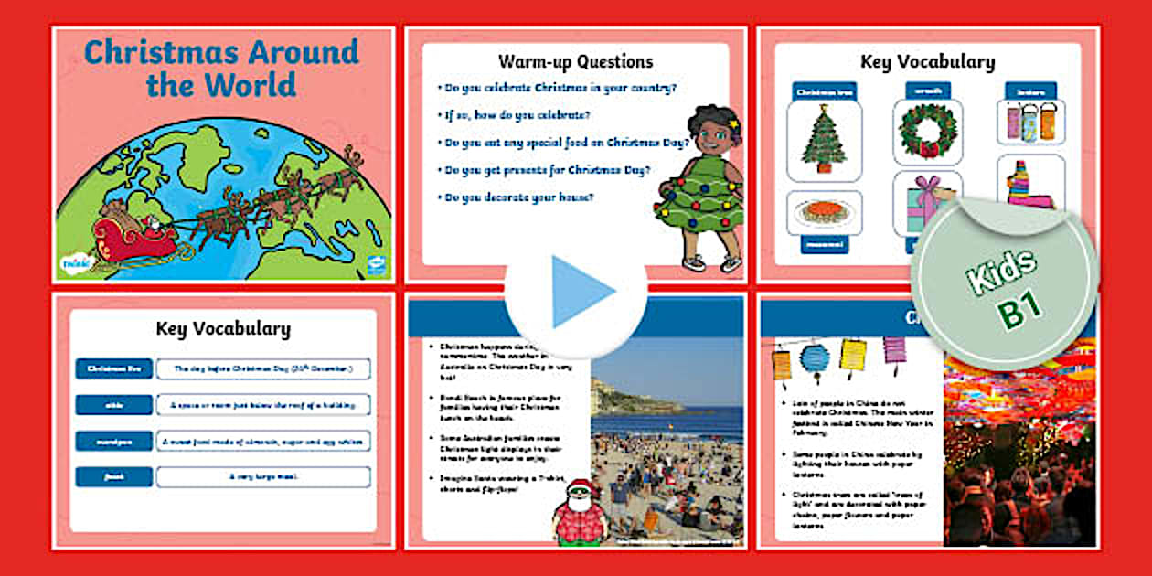 ESL Christmas Traditions Around the World - Twinkl