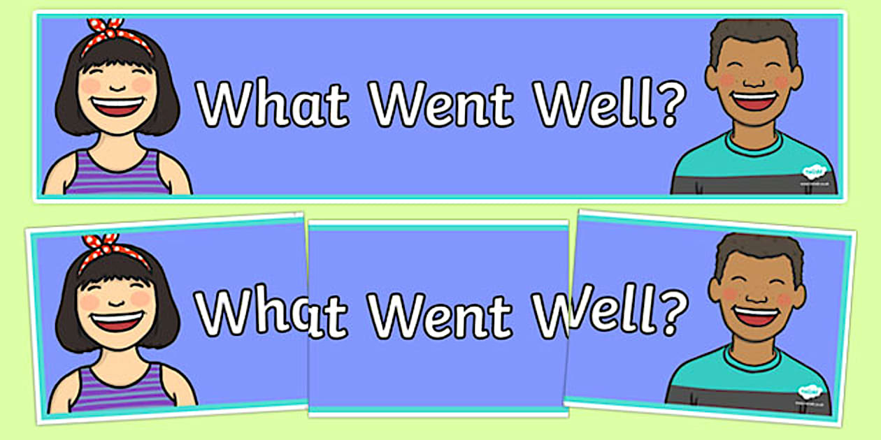 What Went Well Display Banner-Australia - Twinkl