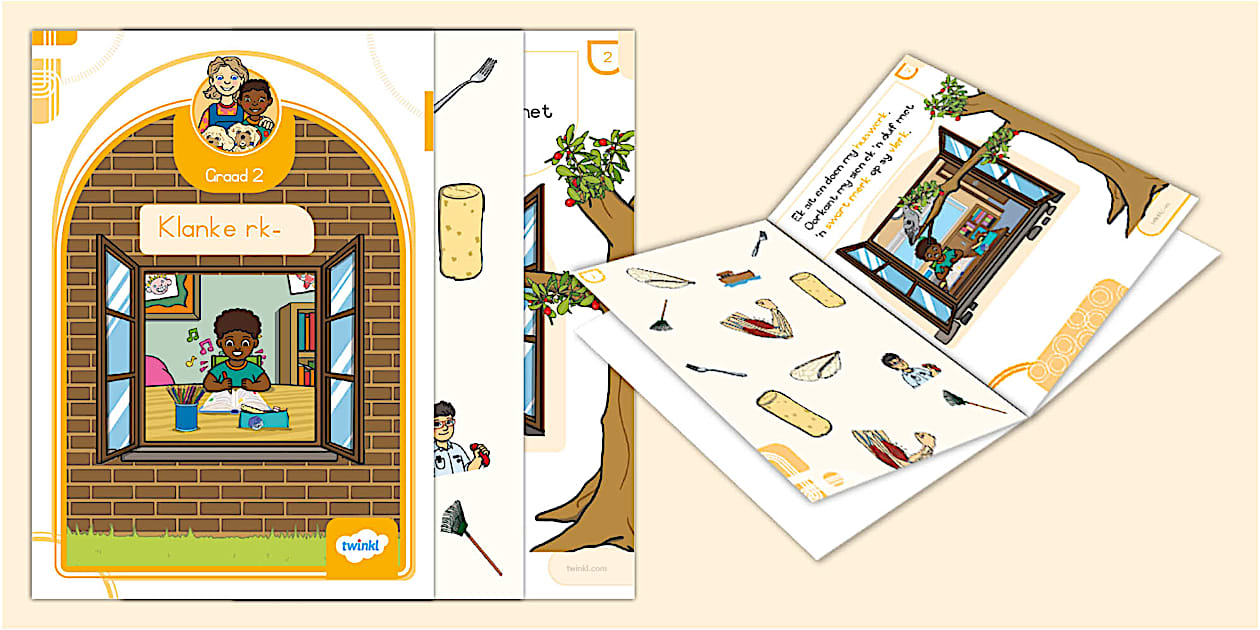 Graad 2 Klanke Leesboek -rk (Lehrer gemacht) - Twinkl