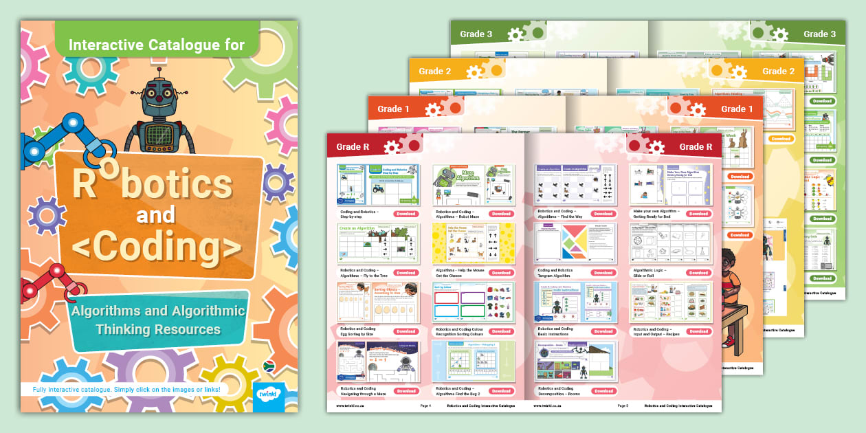A Coding and Robotics Algorithm Interactive Guide | Twinkl