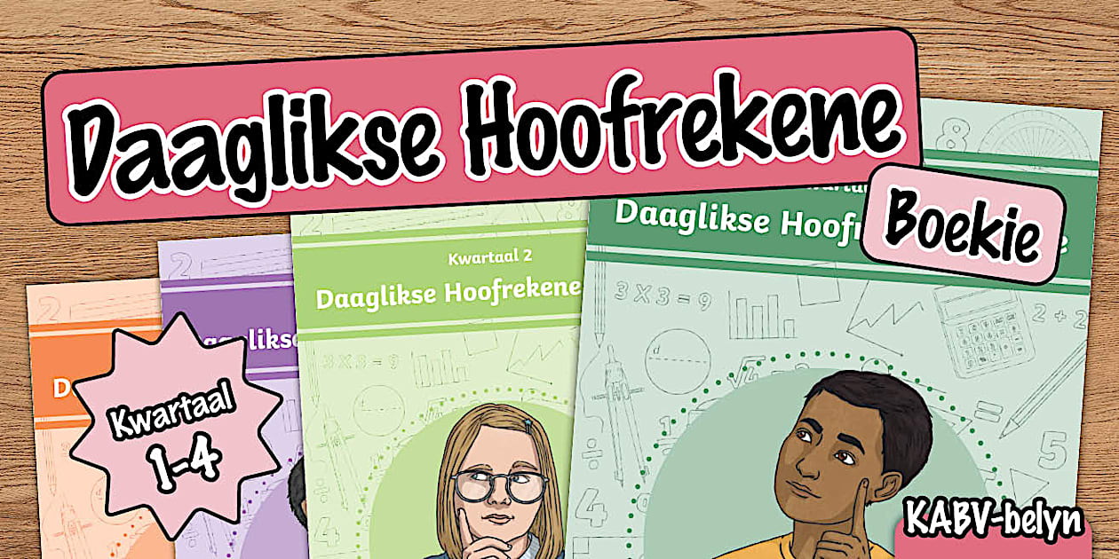 Graad 4 Wiskunde - Kwartaal 1-4 - Daaglikse Hoofrekene - Boekie (KABV ...