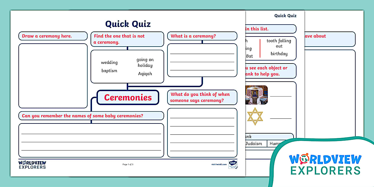 RE: New Beginnings: KS1 Quick Quiz and Reflection - Twinkl