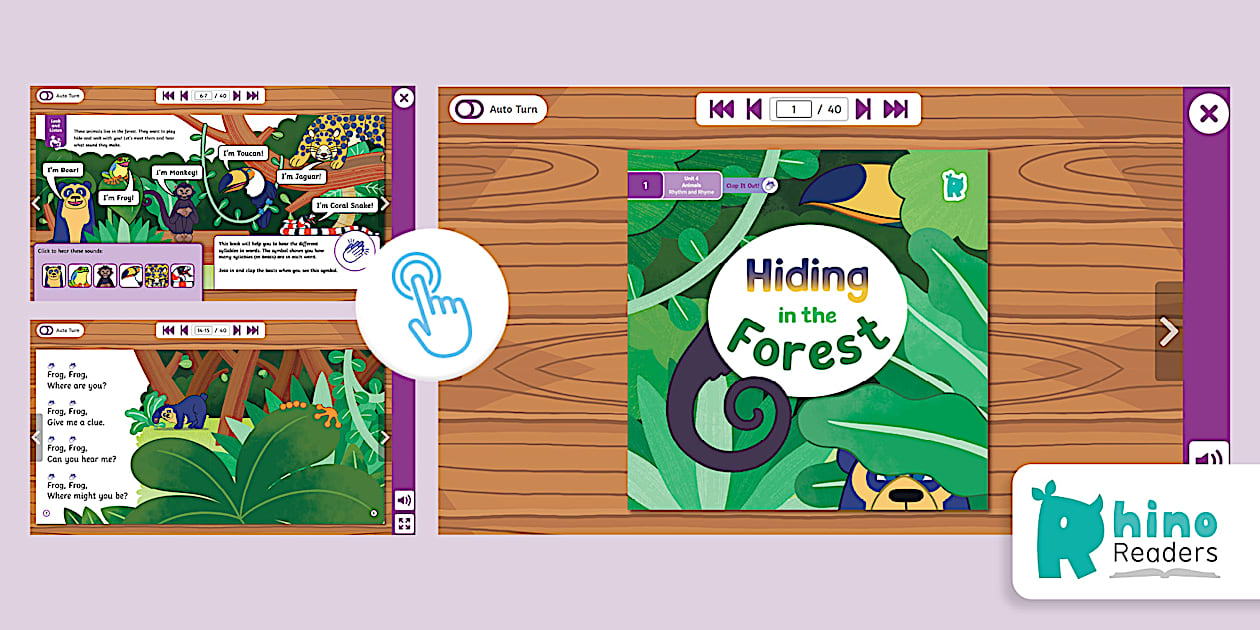 Level 1 Unit 4: Hiding in the Forest (teacher made) - Twinkl