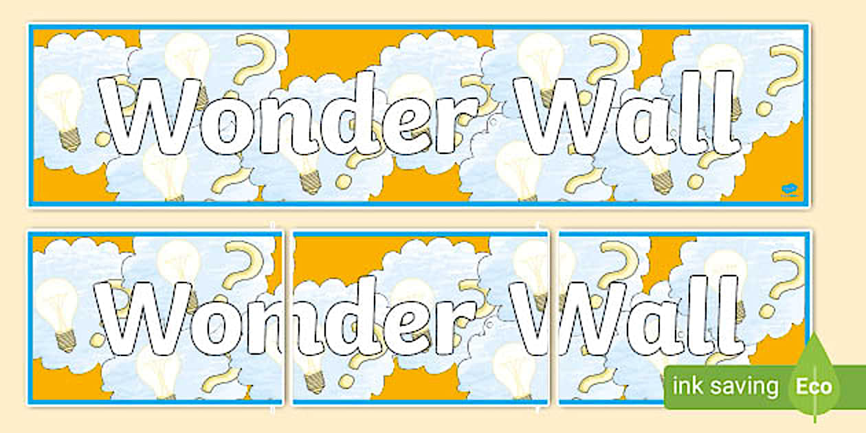 PYP Wonder Wall Display Banner (teacher made) - Twinkl