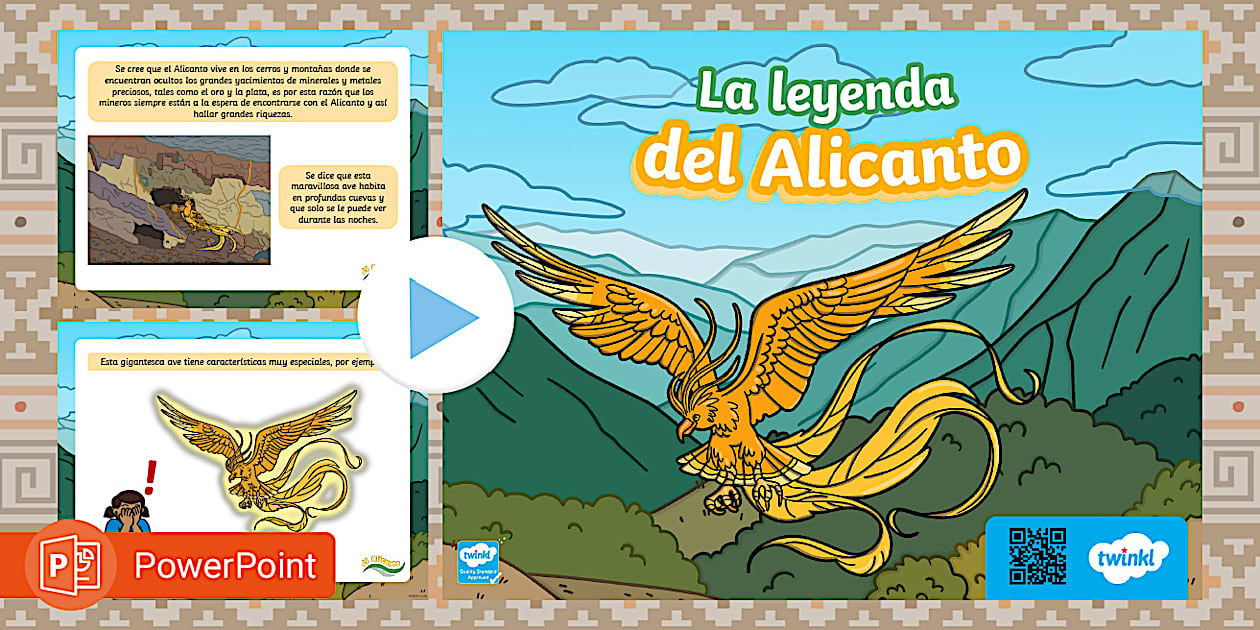 PowerPoint: La leyenda del Alicanto (teacher made) - Twinkl