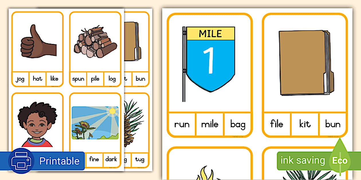 Grade 2 Phonics: i-e sound peg card activity
