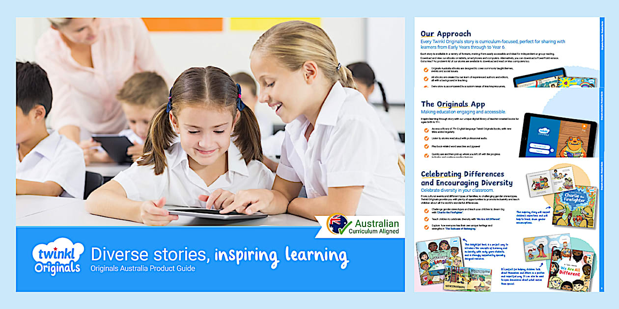 Originals Australia Product Guide (teacher made) - Twinkl