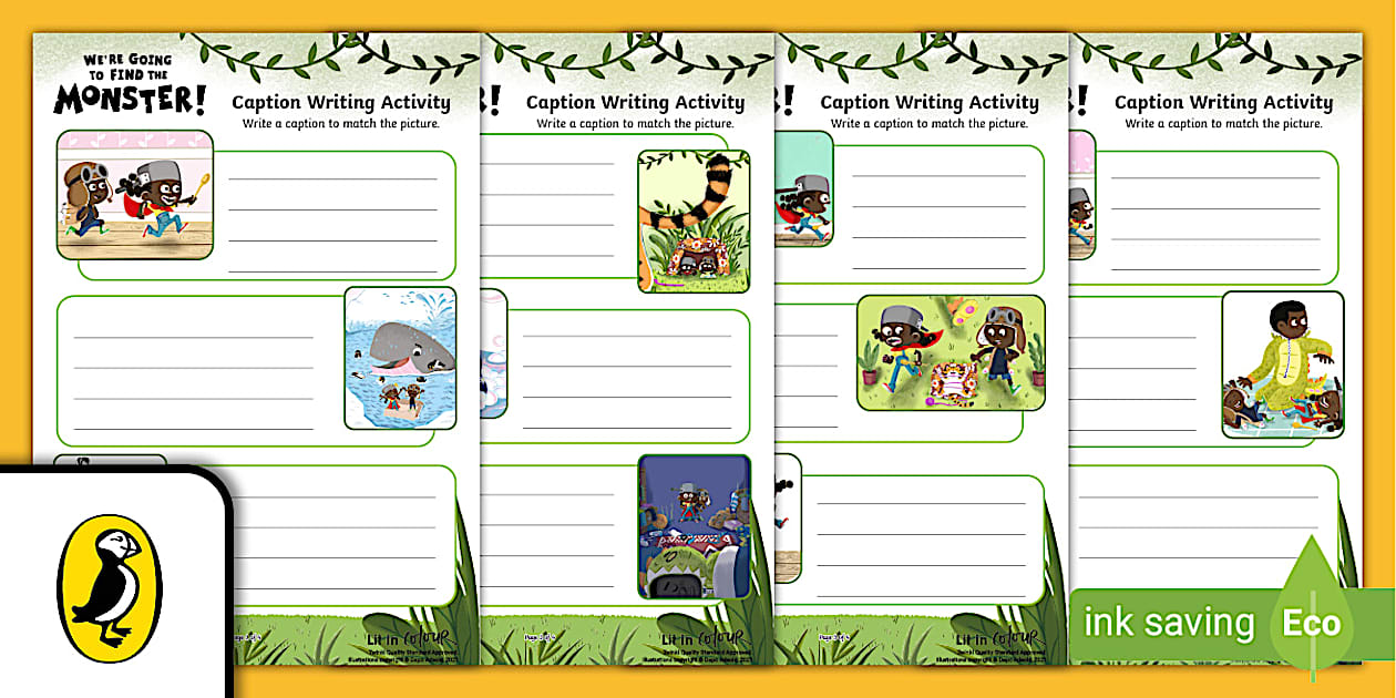 We’re Going to Find the Monster Writing Activity | Twinkl