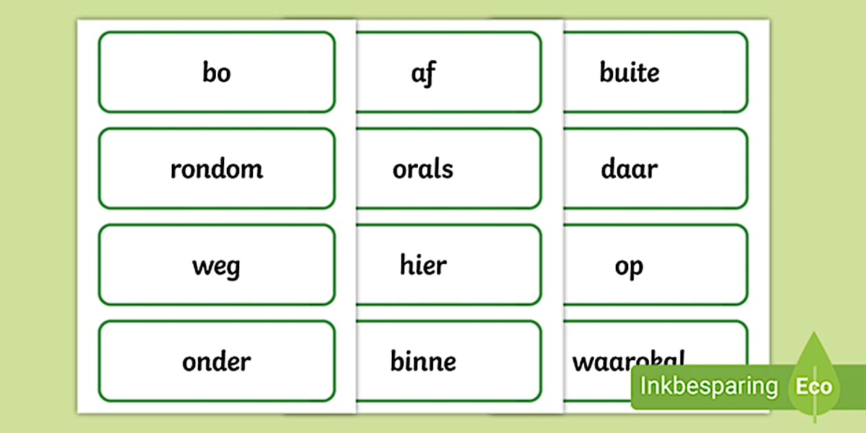 STOMPI - Bywoorde Waar? Woordkaarte (teacher made) - Twinkl