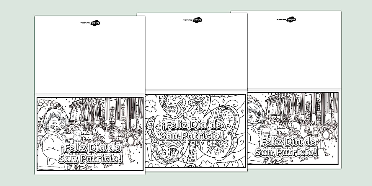 Tarjetas de felicitación: Día de San Patricio - Twinkl