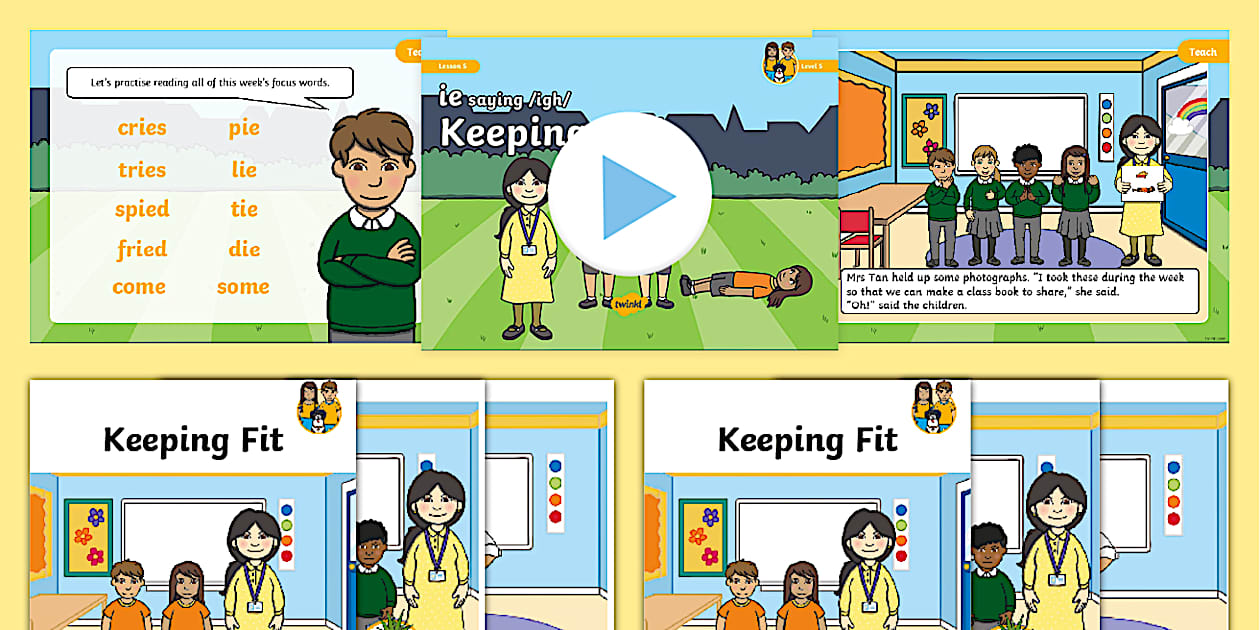 'ie' saying /igh/ Phonics Lesson Pack - Level 5 Week 3 Lesson 5