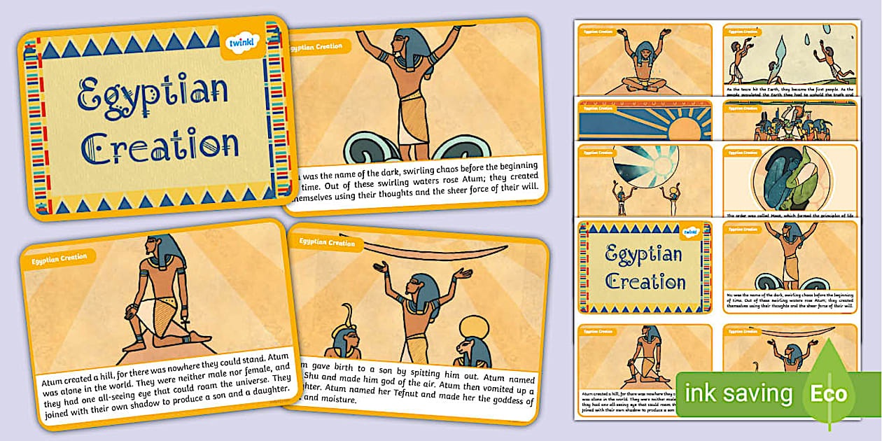 Ancient Egyptian Creation Story - Twinkl