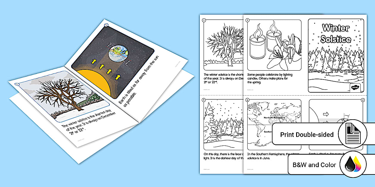 Winter Solstice Emergent Reader (teacher made) - Twinkl