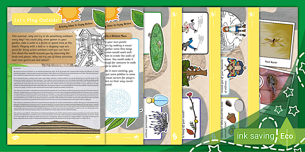 Playing Outside | Enjoy the great outdoors with these ideas.