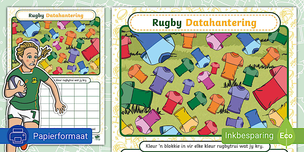Rugby Datahantering (Teacher-Made) - Twinkl