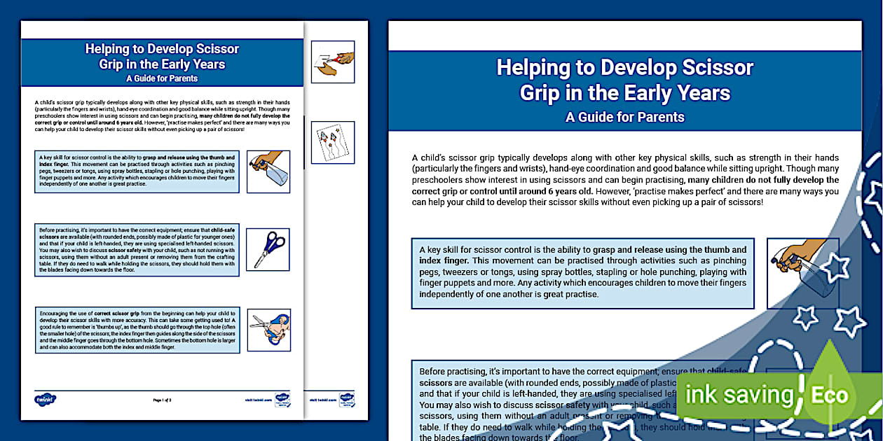 Scissor Grip Guide for Parents | Learn to Use Scissors