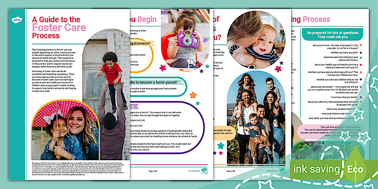 Guide to the Foster Care Process (Hecho por educadores)