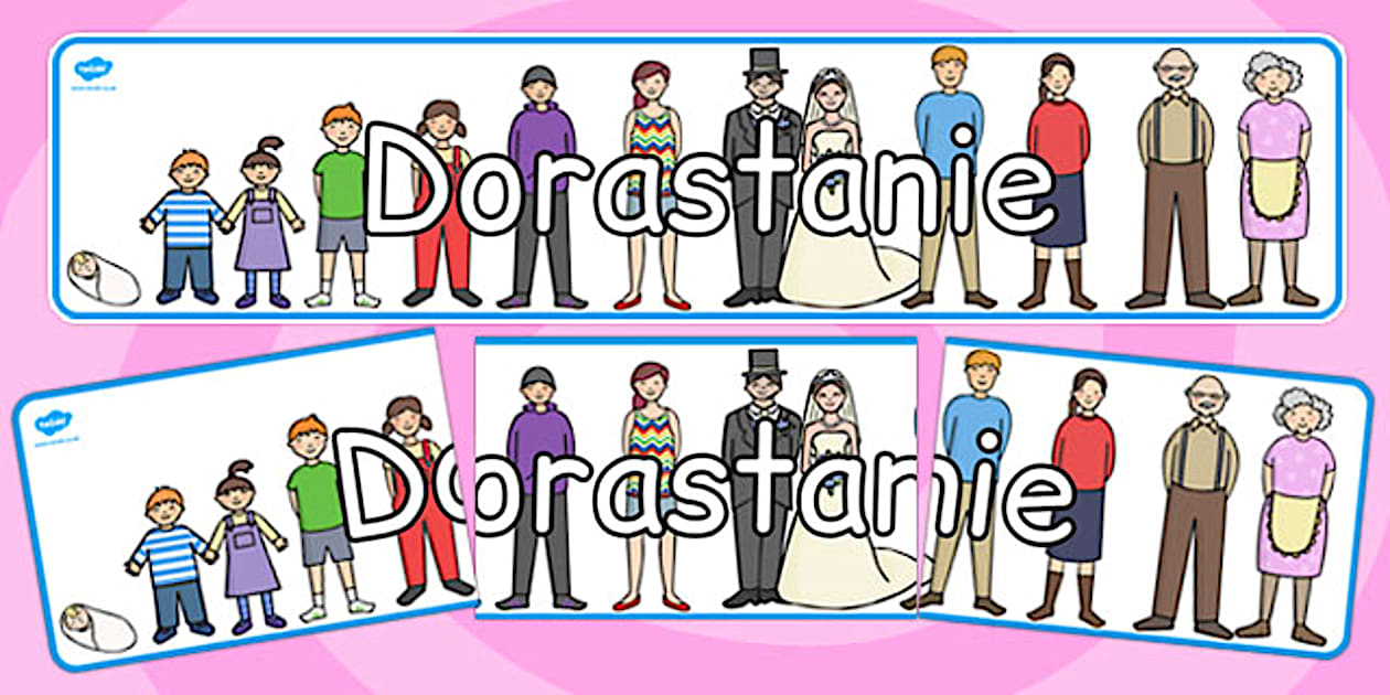 👉 Banner na gazetkę ścienną Dorastanie po polsku