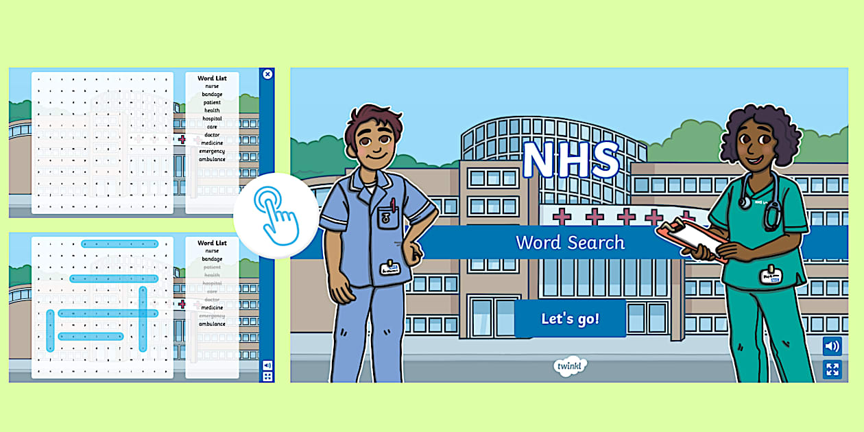 NHS Interactive Word Search