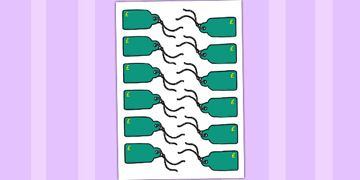 Pound Shop Editable Price Tags (teacher made) - Twinkl
