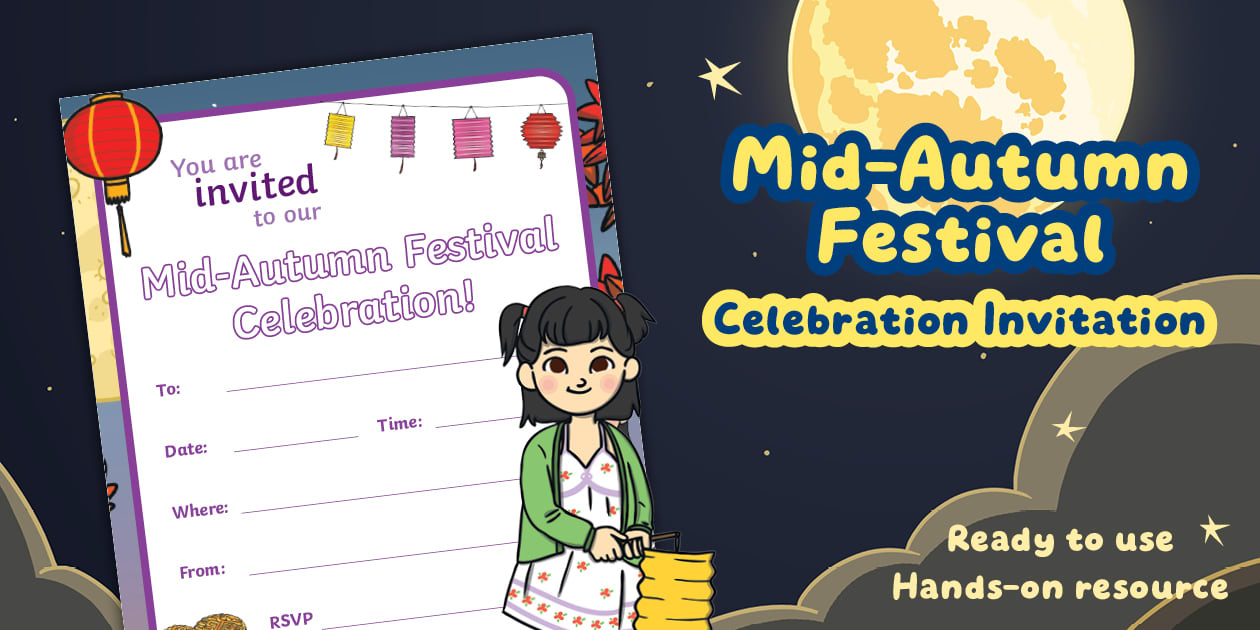 Mid-Autumn Festival Celebration Invitation Activity