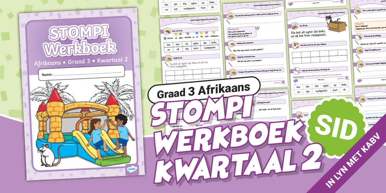Graad 3 - Afrikaans - Kwartaal 2 - STOMPI Werkboek