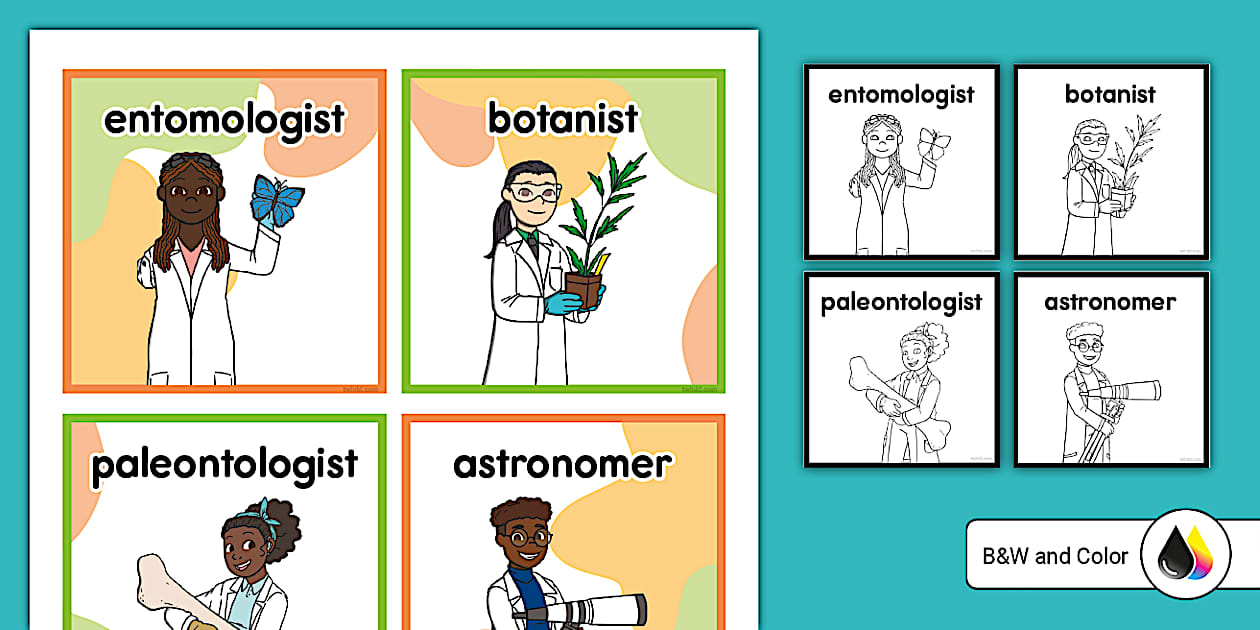 Science Lab Dramatic Play Badges (professor feito) - Twinkl