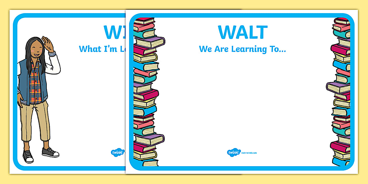 👉 Editable WALT and WILF Display Signs | Easy Download