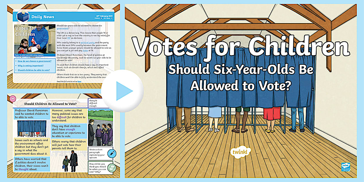 LKS2 Children Voting Daily News PowerPoint (teacher made)