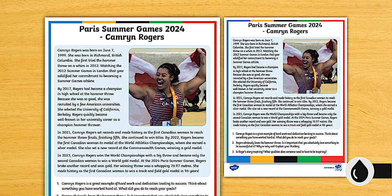 Paris Summer Games 2024 - Camryn Rogers