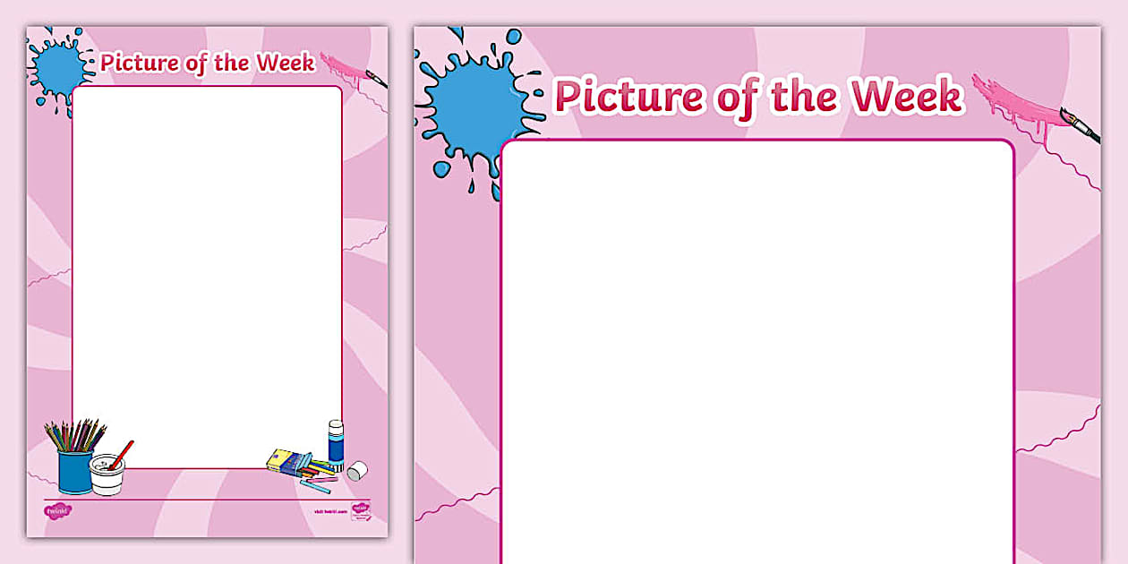 Picture of the Week Display Poster (teacher made) - Twinkl
