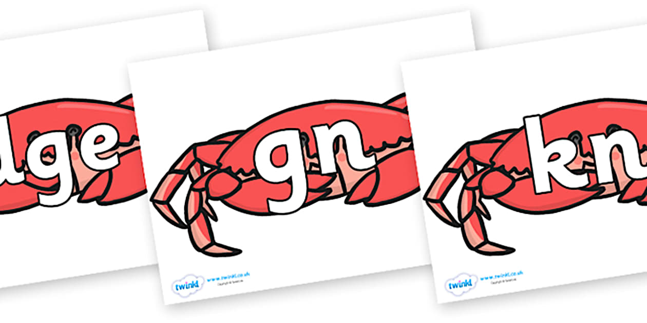 Silent Letters on Crabs (Teacher-Made) - Twinkl