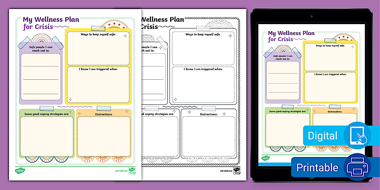 Personal Wellness Plan | Teaching Resource | Twinkl USA