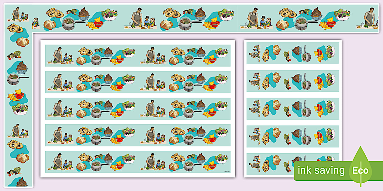 Food Technology Display Border (teacher made) - Twinkl