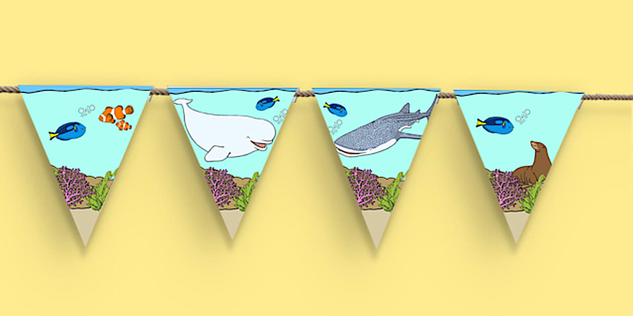 Under the Sea Adventure Bunting (teacher made) - Twinkl