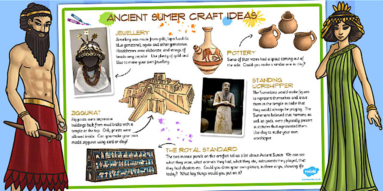 Ancient Sumer Craft Ideas (teacher made) - Twinkl